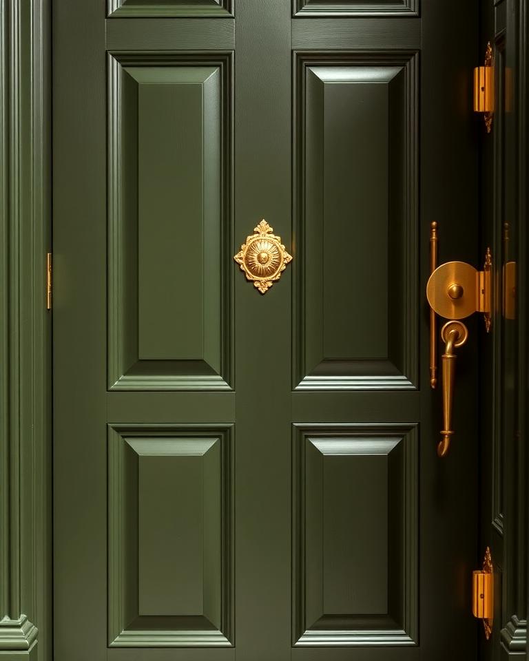 20 Olive Green Front Door Ideas for a Bold Statement