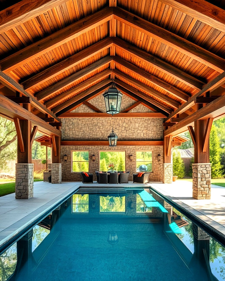 20 Rustic Pool House Ideas for a Charming Retreat