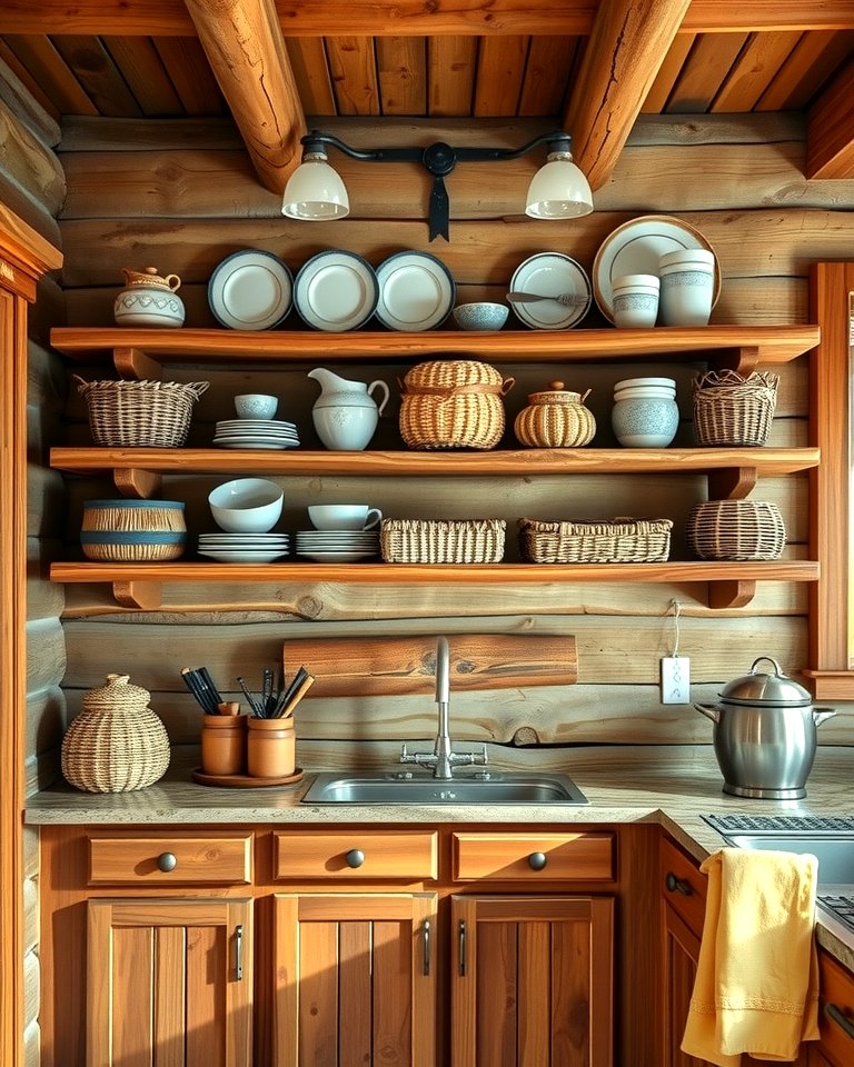 25 Log Cabin Kitchen Design Ideas for a Rustic Look