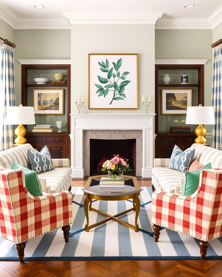 20 Preppy Living Room Ideas for a Chic Space