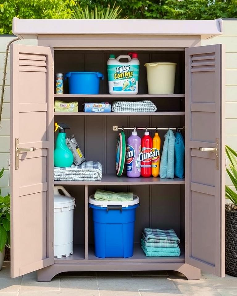 20 Pool Storage Ideas to Keep Your Backyard Tidy