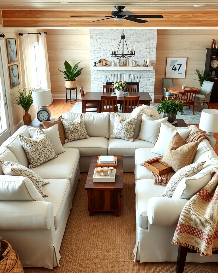 25 Farmhouse Living Room Ideas for a Rustic Charm