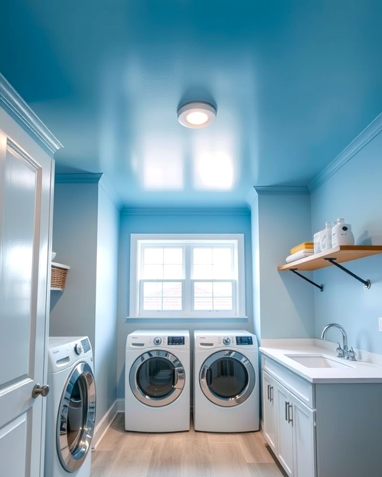 25 Blue Laundry Room Ideas for a Fresh and Clean Look