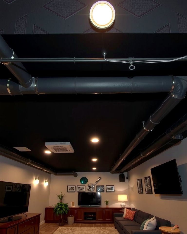 25 Exposed Basement Ceiling Ideas for an Industrial Chic Look