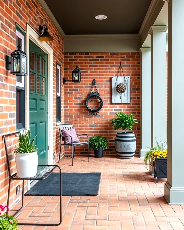 25 Brick Porch Ideas for a Charming Entrance