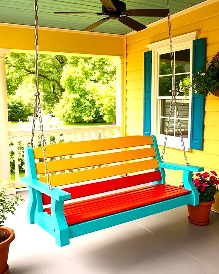 20 Front Porch Swing Ideas for a Cozy and Inviting Entrance