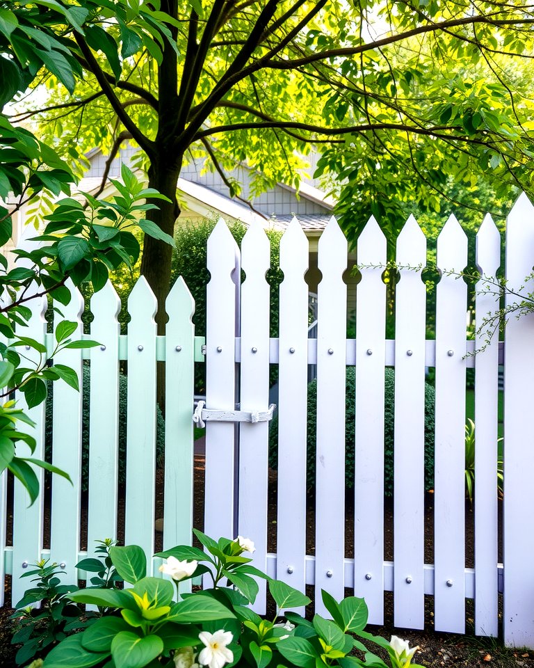 25 Fence Painting Ideas to Refresh Your Outdoor Space