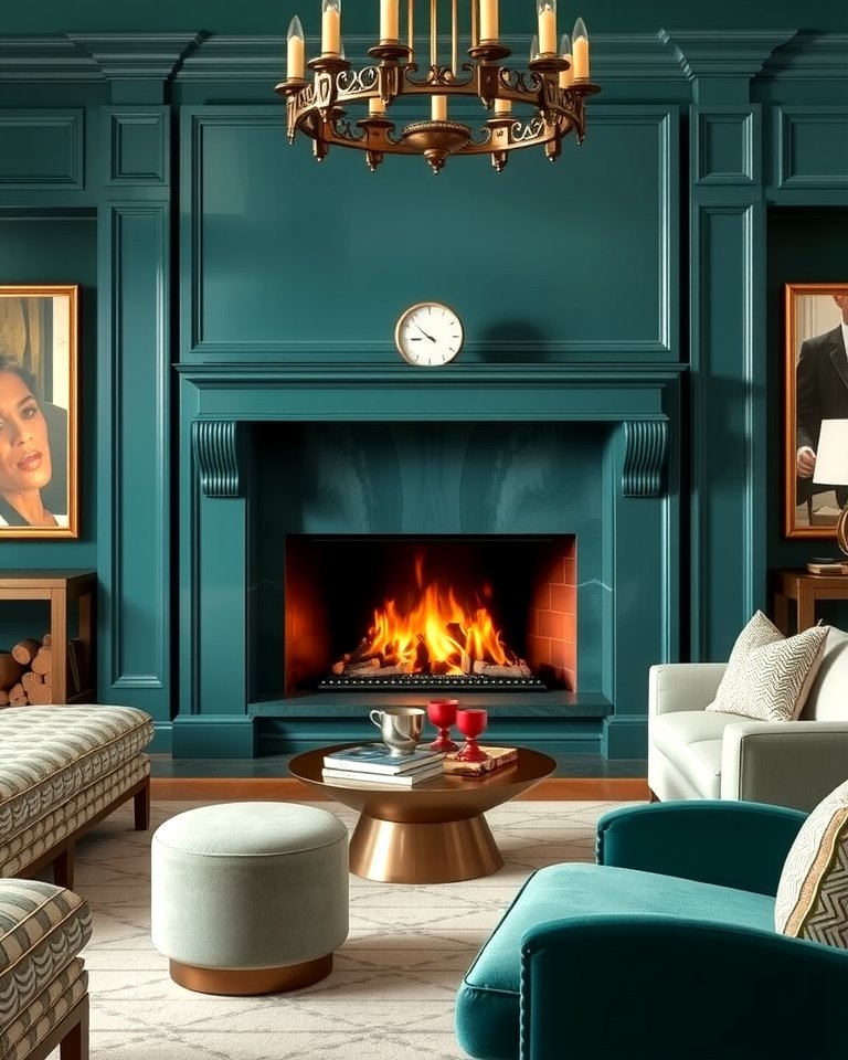 25 Green Fireplace Ideas for a Cozy and Eco-Friendly Home