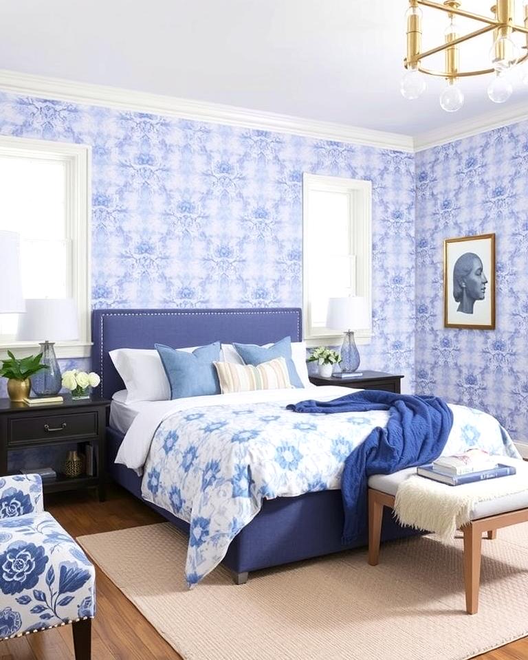 20 Periwinkle Bedroom Ideas for a Calming Retreat