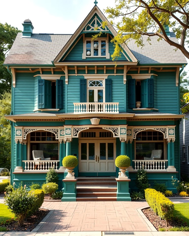 25 Green Victorian House Colors for Historic Charm