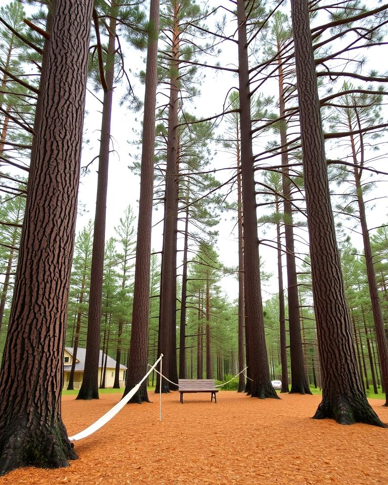 20 Pine Tree Landscape Ideas for a Natural Backyard