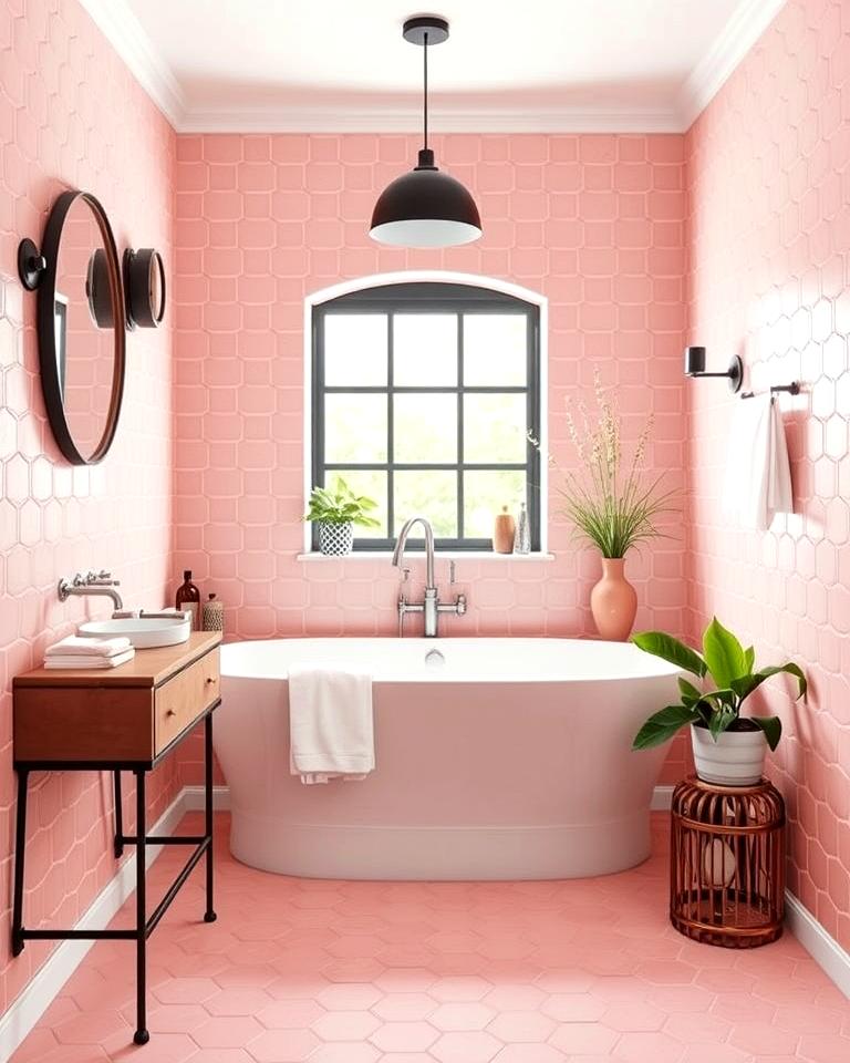 20 Pink Tile Bathroom Ideas for a Vibrant Look