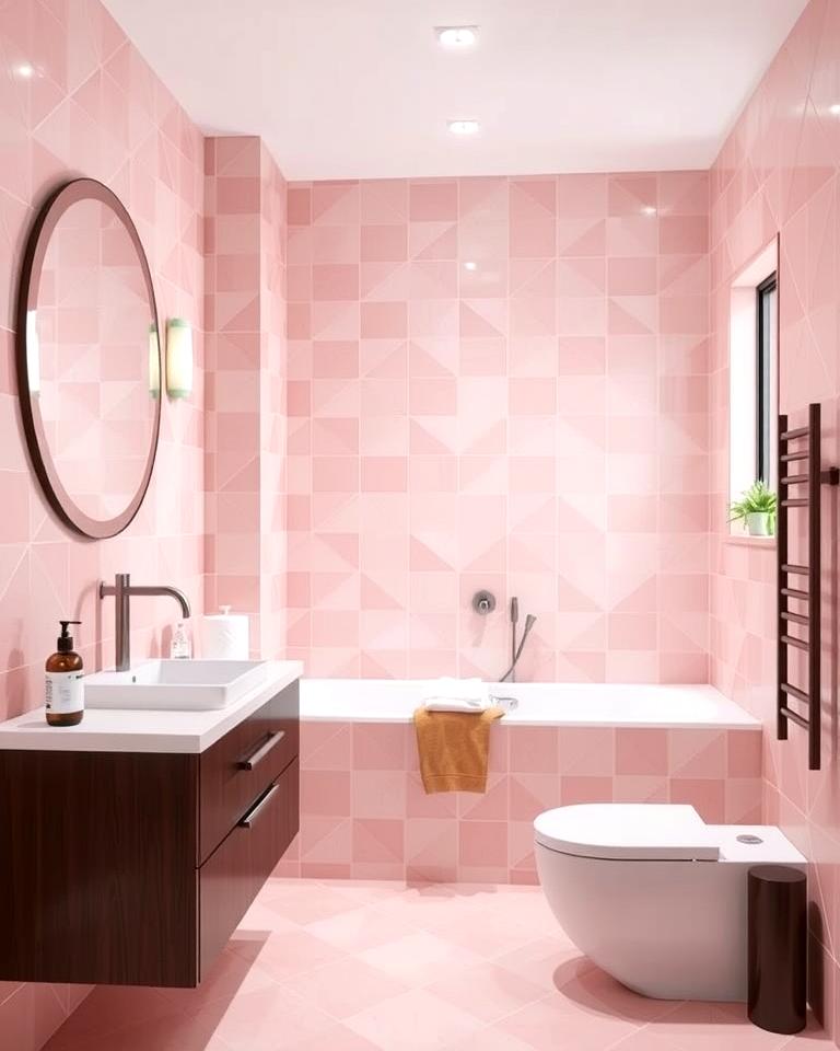 20 Pink Tile Bathroom Ideas for a Vibrant Look