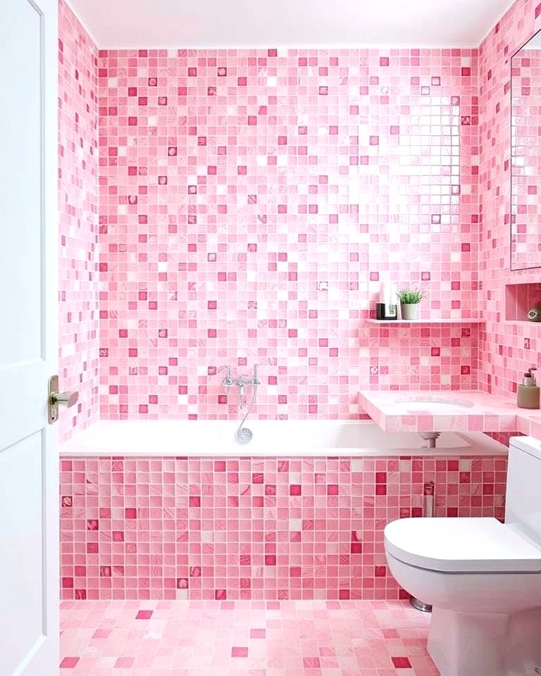20 Pink Tile Bathroom Ideas For A Vibrant Look