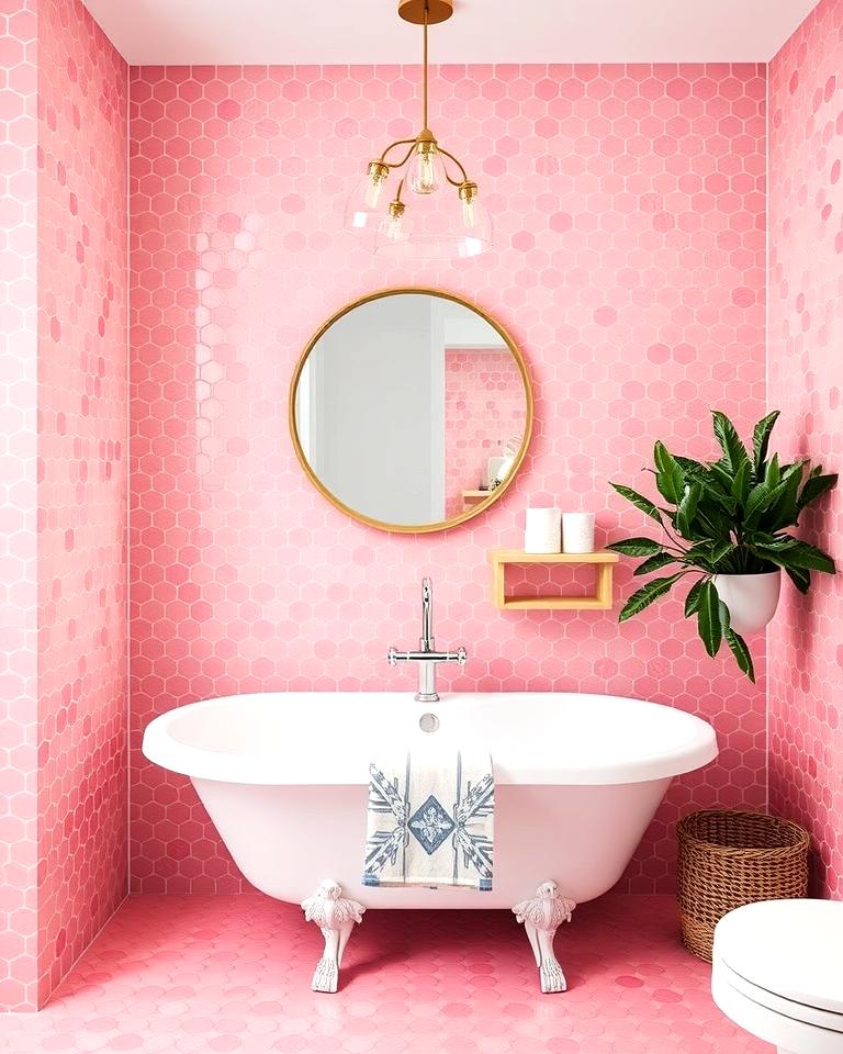 20 Pink Tile Bathroom Ideas for a Vibrant Look
