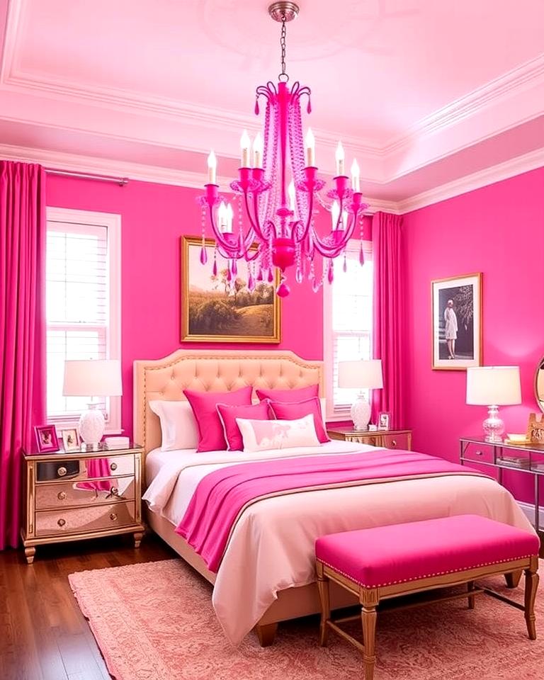 20 Hot Pink Bedroom Ideas for Vibrant Spaces