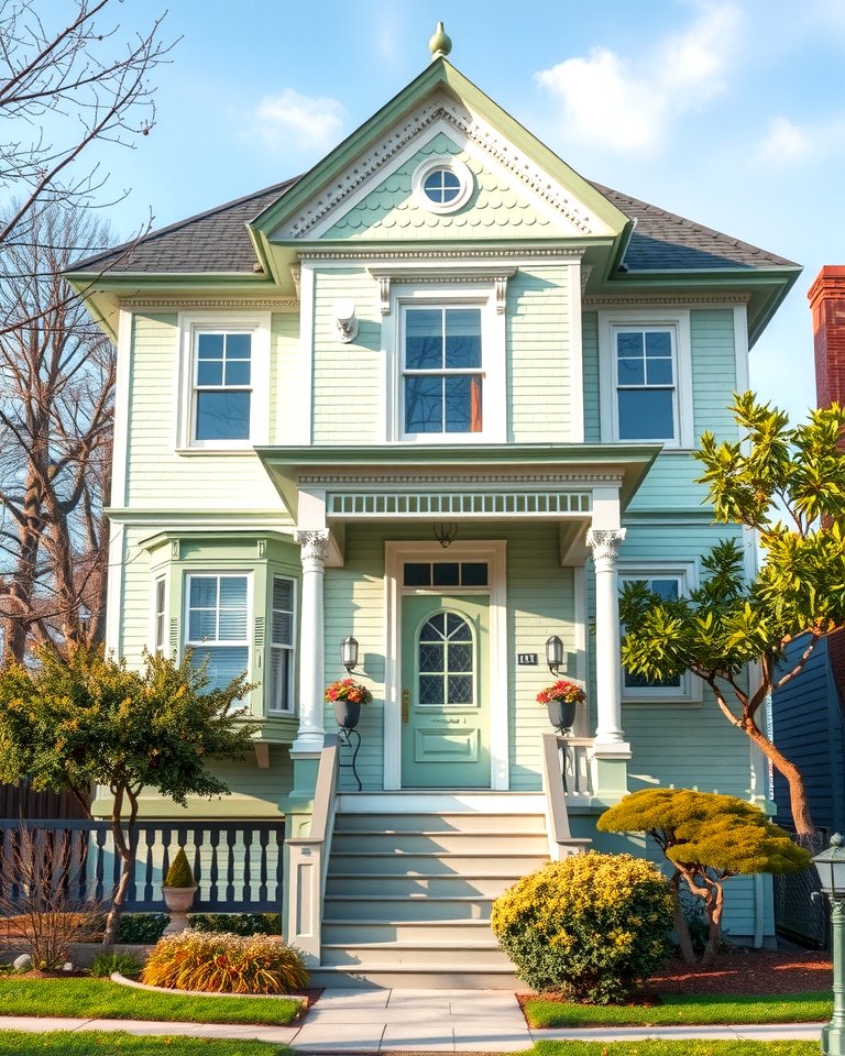 25 Green Victorian House Colors for Historic Charm