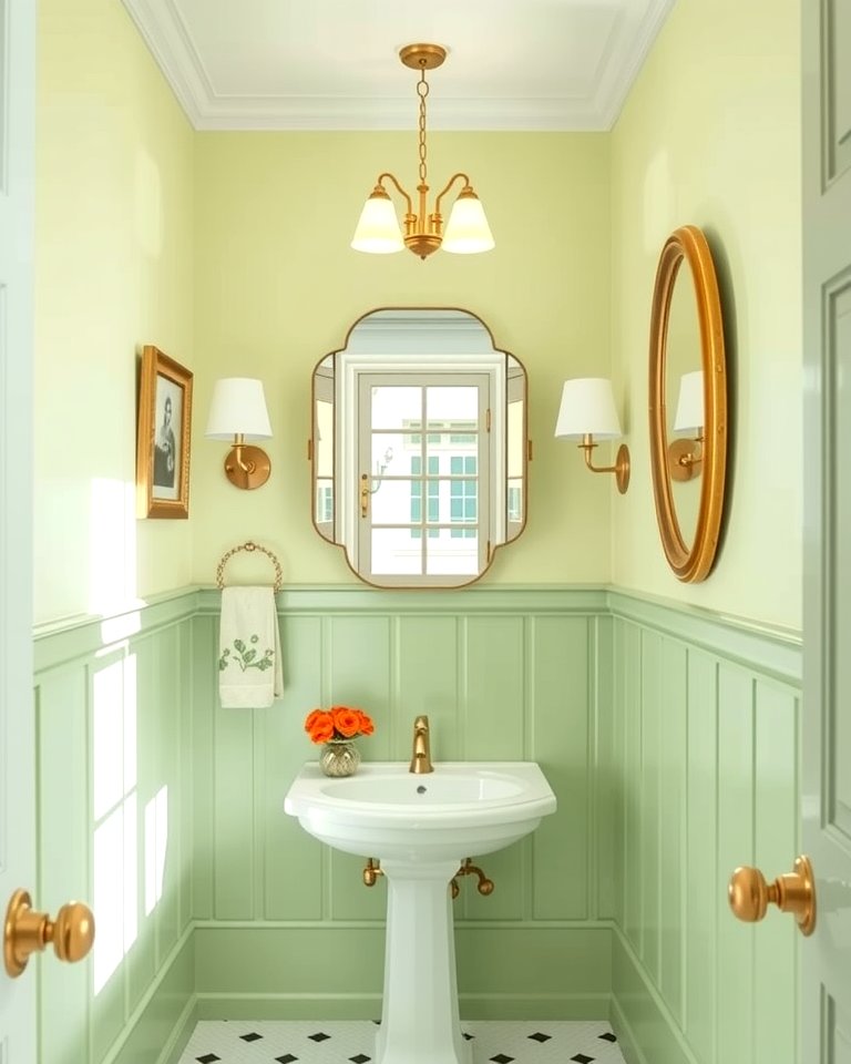 25 Green Powder Room Ideas for a Fresh Look
