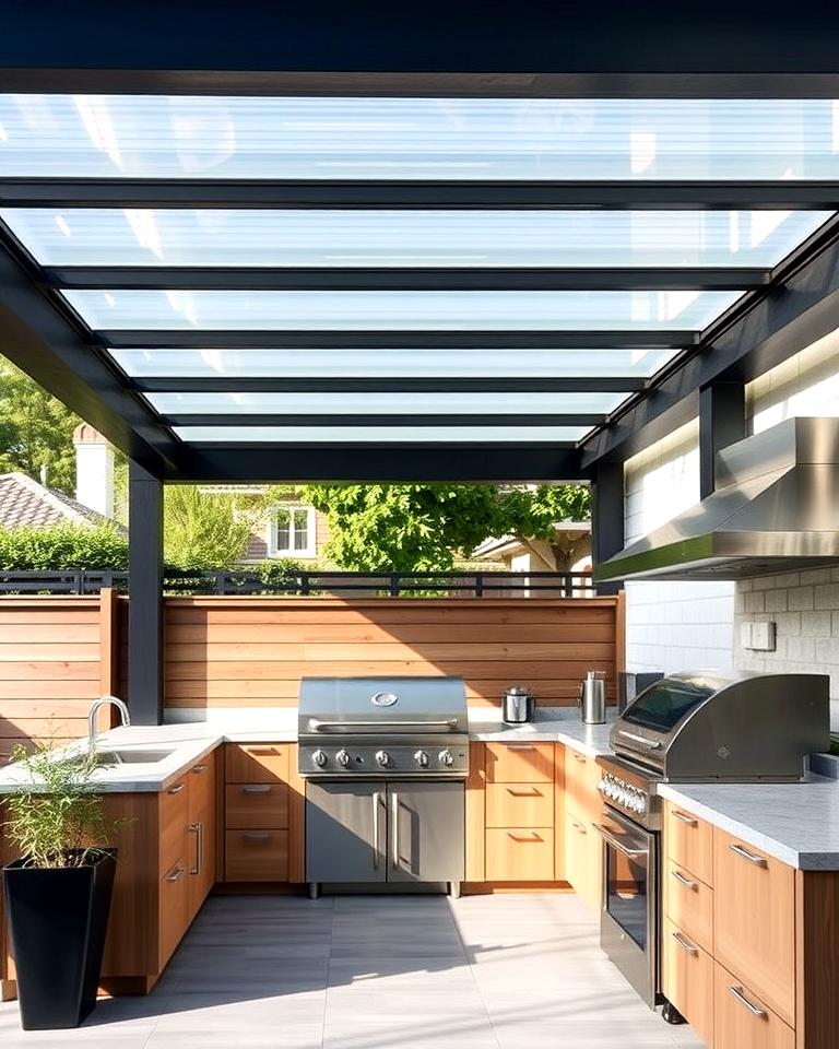 20 Outdoor Kitchen Roof Ideas for Year-Round Enjoyment