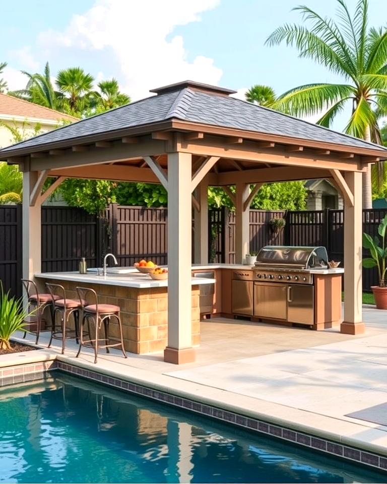 20 Pool Gazebo Ideas for a Stunning Backyard Oasis