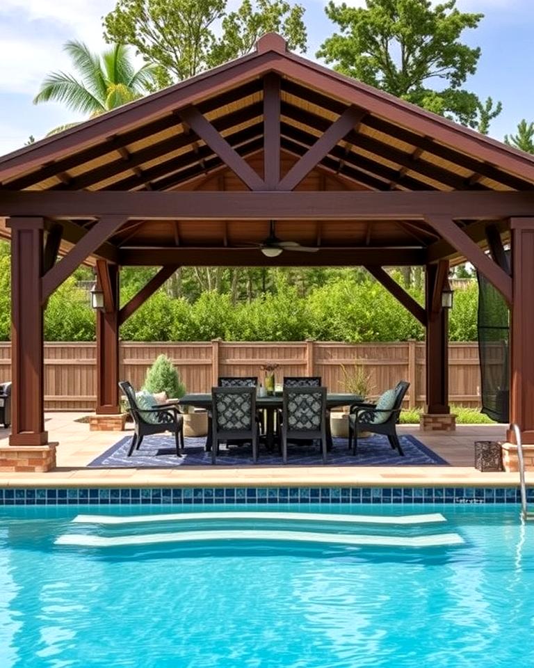 20 Pool Gazebo Ideas for a Stunning Backyard Oasis
