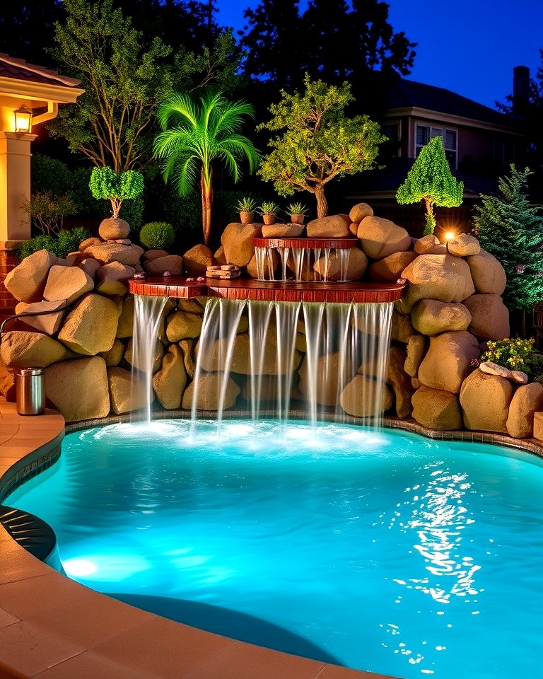 25 Backyard Waterfall Ideas for a Tranquil Retreat