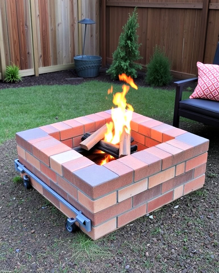 25 Creative Brick Fire Pit Ideas for Your Backyard