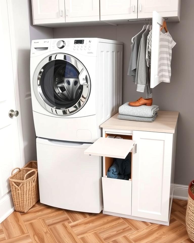 20 Stackable Laundry Room Ideas for Small Spaces