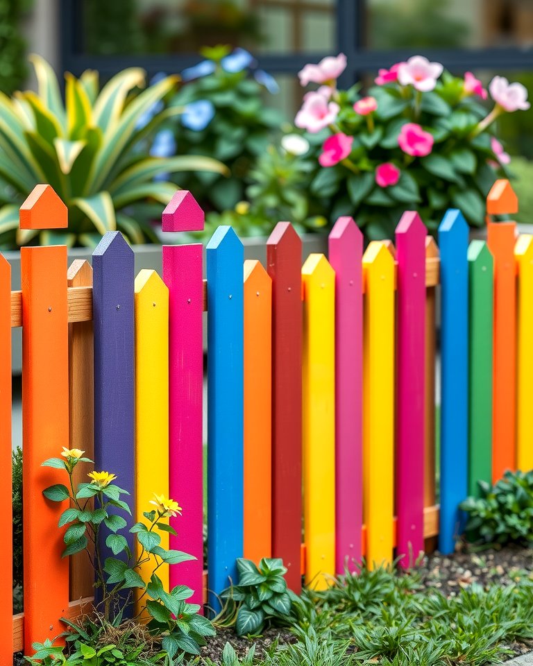 25 Fence Painting Ideas to Refresh Your Outdoor Space