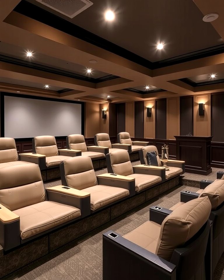 25 Basement Home Theater Ideas for Movie Nights