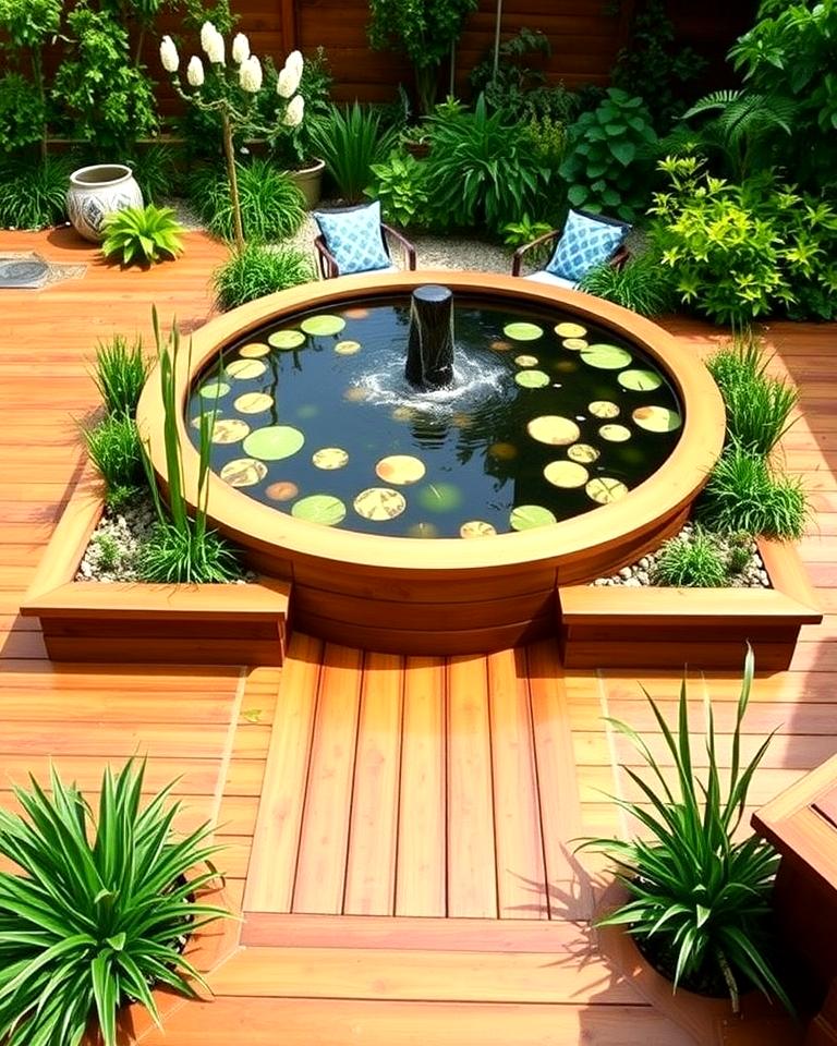 20 Raised Garden Pond Ideas for a Tranquil Backyard