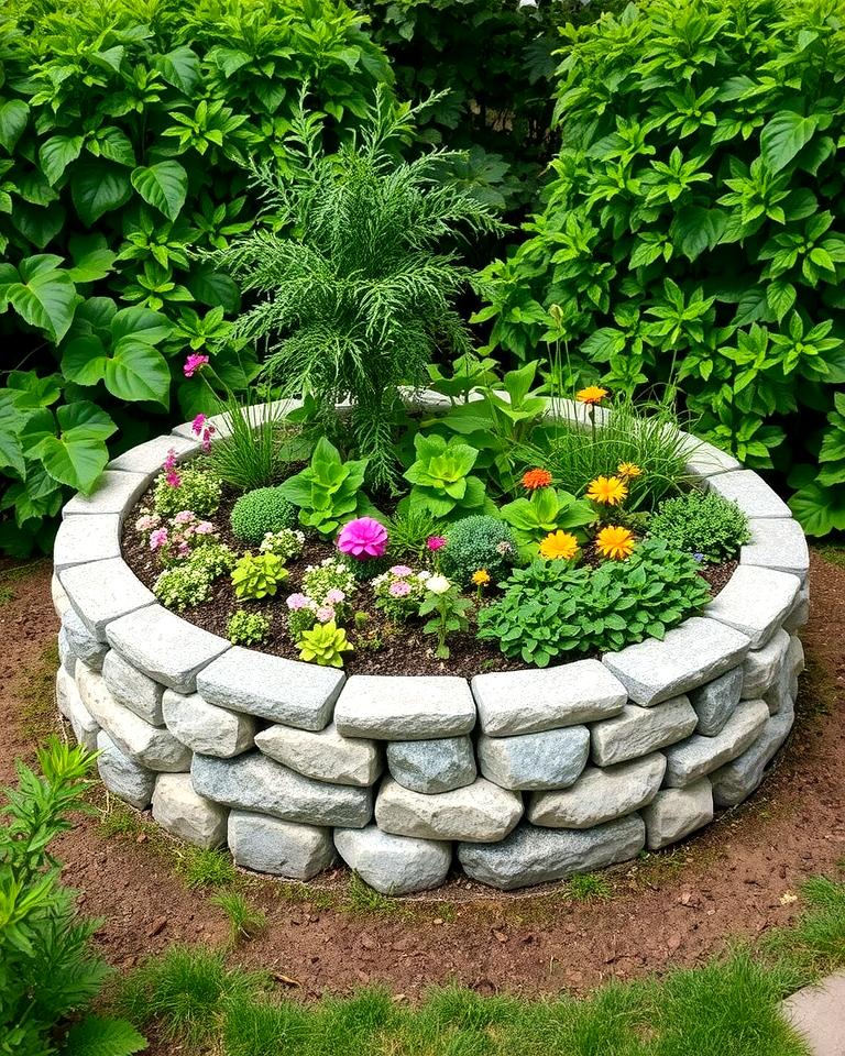 20 Round Garden Bed Ideas for Unique Landscapes