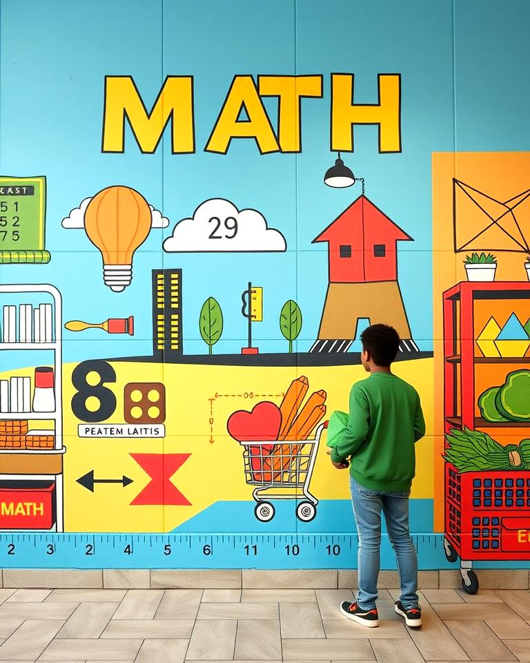 20 Math Mural Ideas for Creative Wall Decor