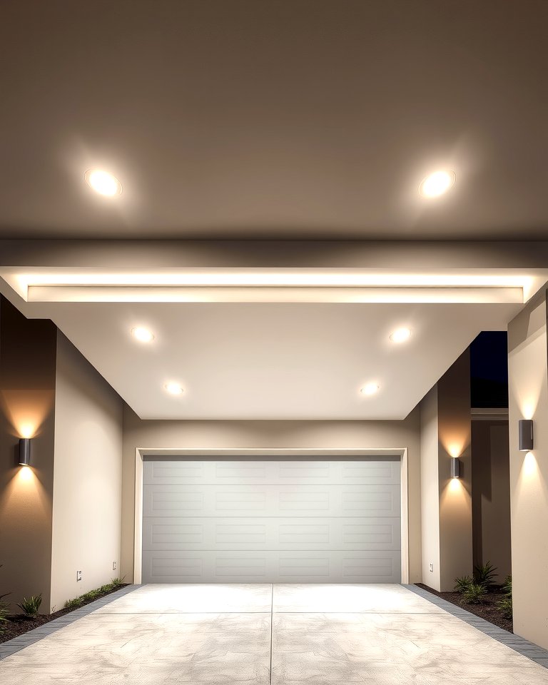 25 Exterior Garage Lighting Ideas to Illuminate Your Home