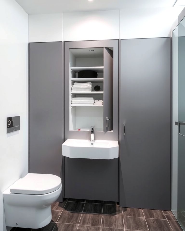 25 Bathroom Closet Ideas to Maximize Storage and Style