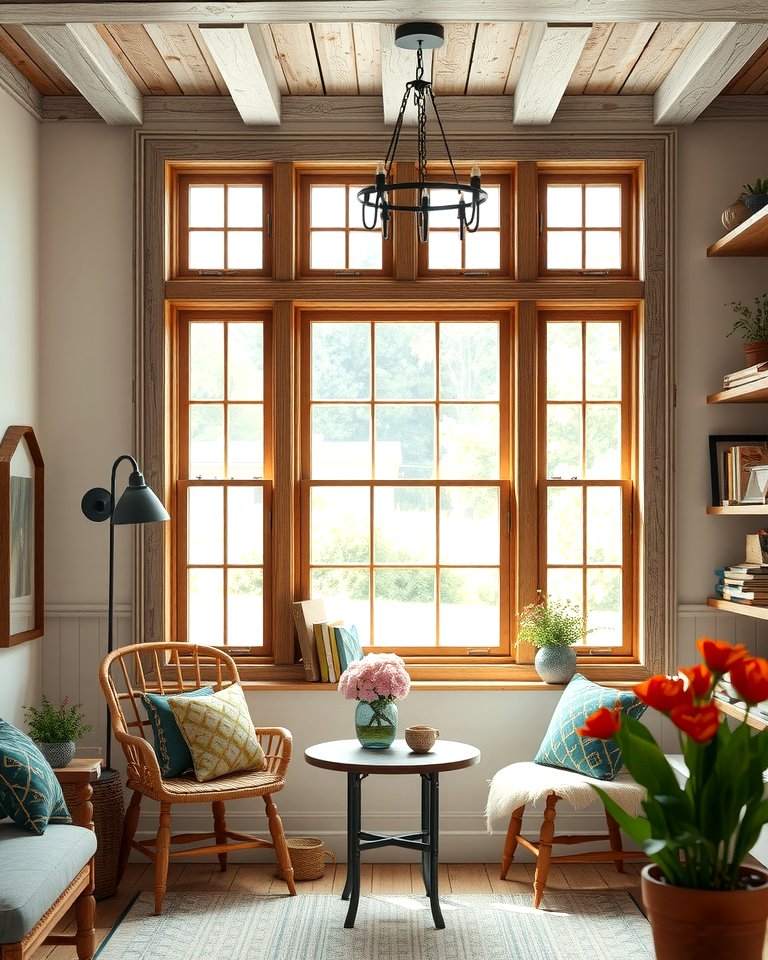 25 Farmhouse Interior Window Trim Ideas for Charm