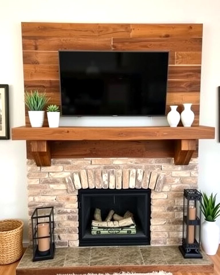 20 Wood Mantel Ideas for a Cozy and Stylish Fireplace