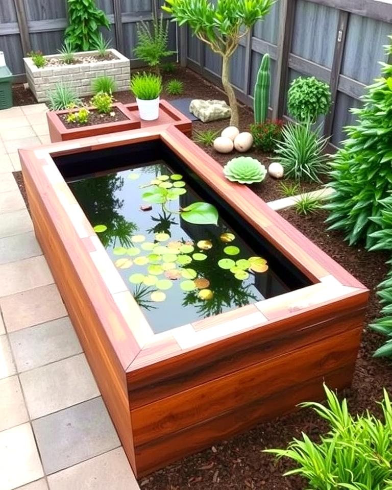 20 Raised Garden Pond Ideas for a Tranquil Backyard