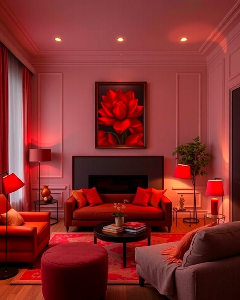 25 Black and Red Living Room Ideas for a Dramatic Look