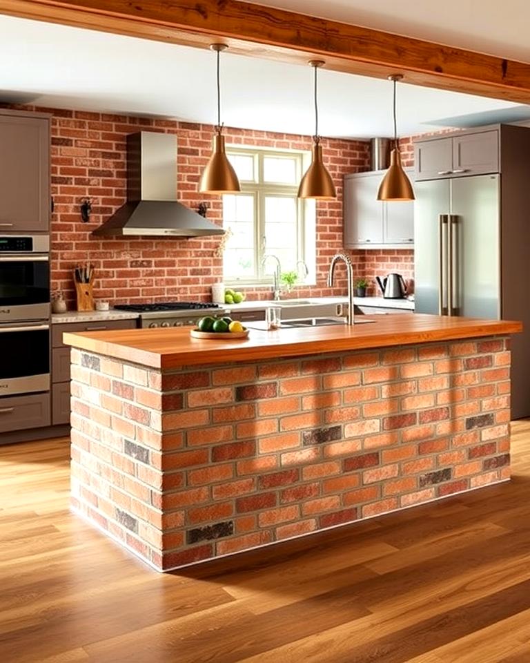 20 Red Brick Kitchen Ideas for a Rustic Charm