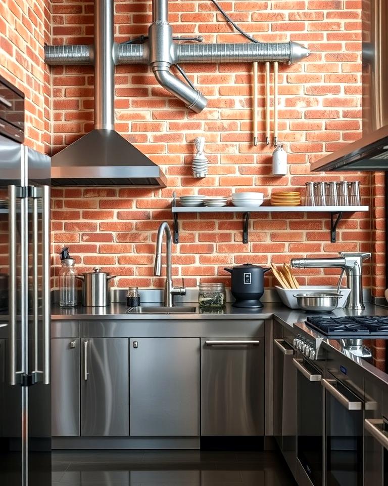 20 Red Brick Kitchen Ideas for a Rustic Charm