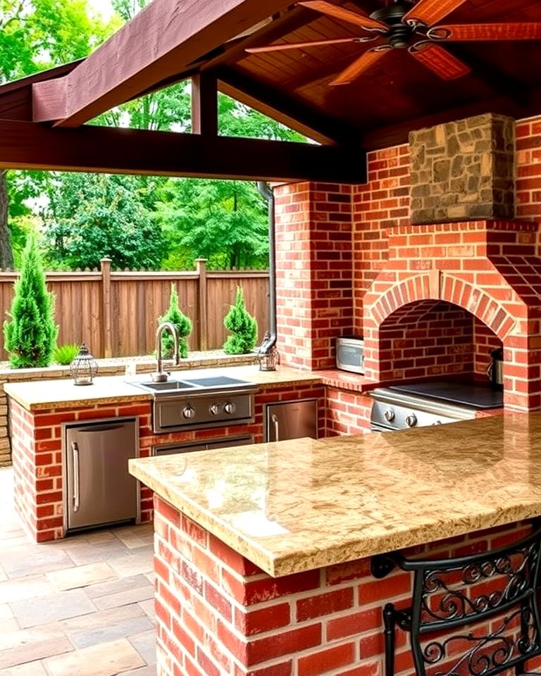 20 Red Brick Kitchen Ideas for a Rustic Charm