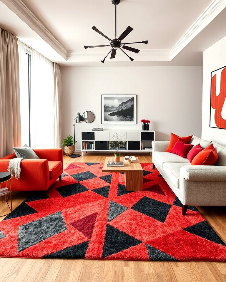 25 Black and Red Living Room Ideas for a Dramatic Look