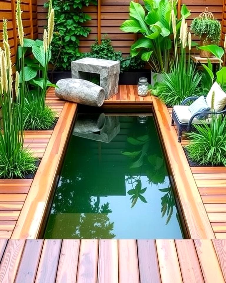 20 Small Garden Reflecting Pool Ideas for Serenity