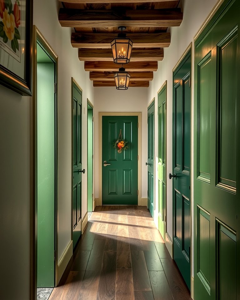 25 Green Hallway Ideas for a Fresh and Inviting Home