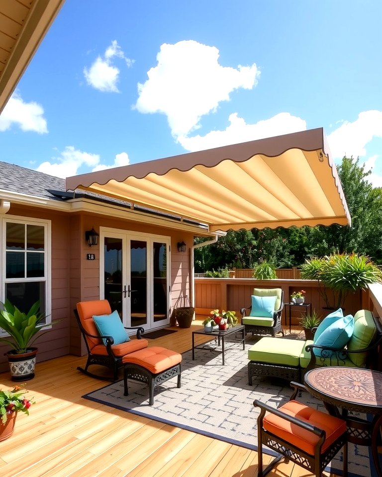 25 Stunning Deck Awning Ideas for Outdoor Living