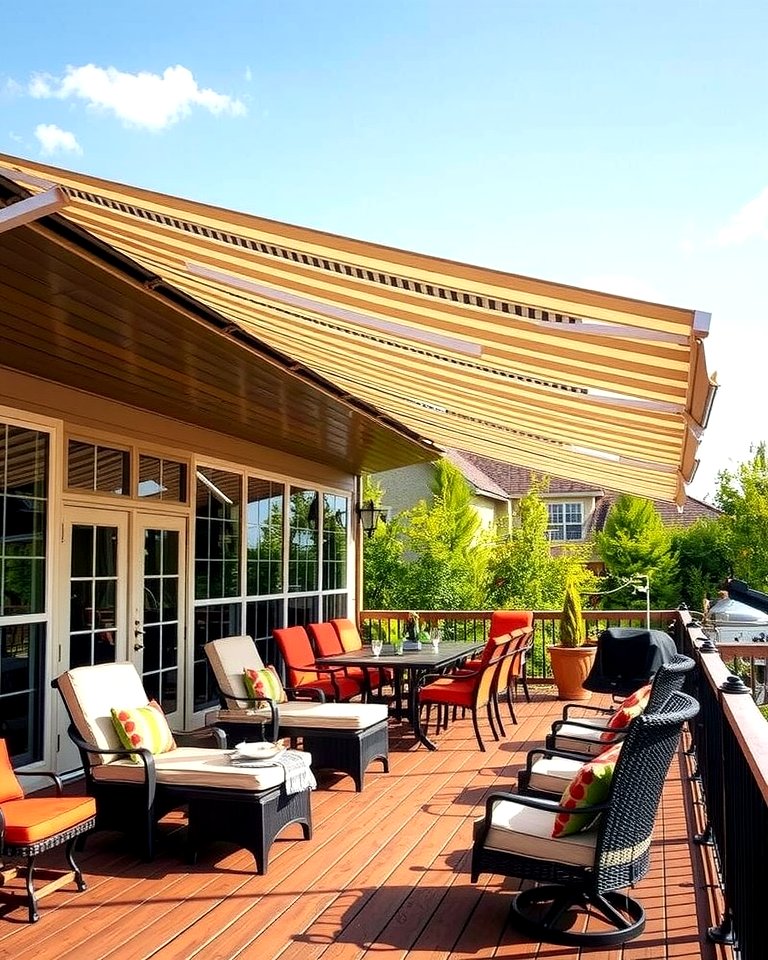25 Stunning Deck Awning Ideas for Outdoor Living
