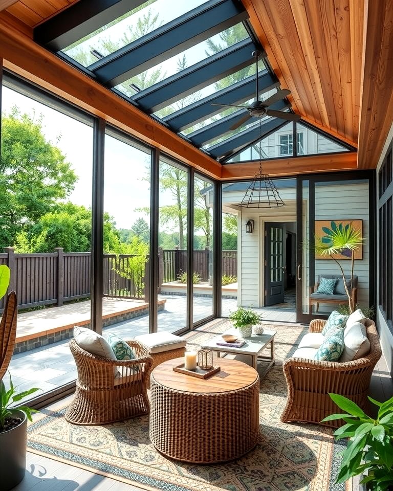 25 Glass Porch Design Ideas for a Bright and Airy Space