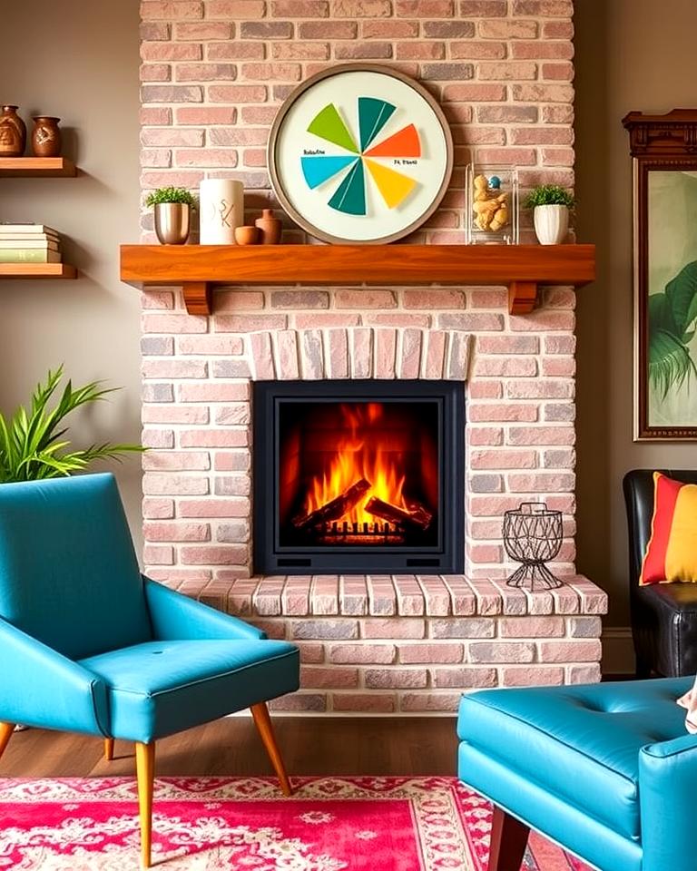 20 Mid-century Modern Fireplace Ideas for a Retro Look