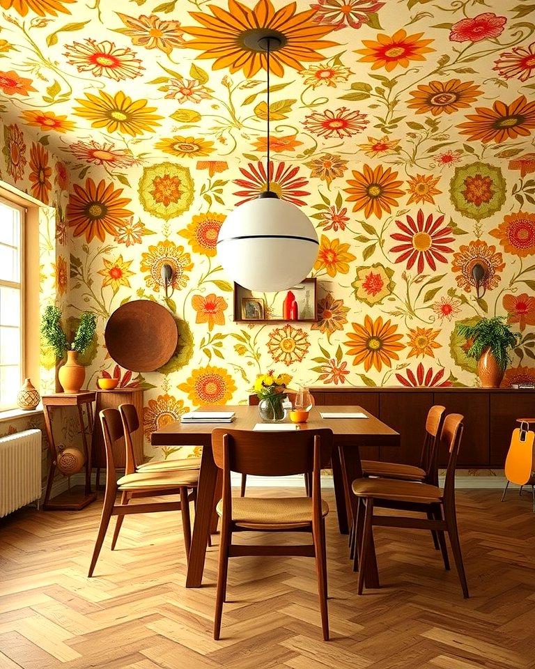 25 70s Dining Room Design Ideas for Retro Charm